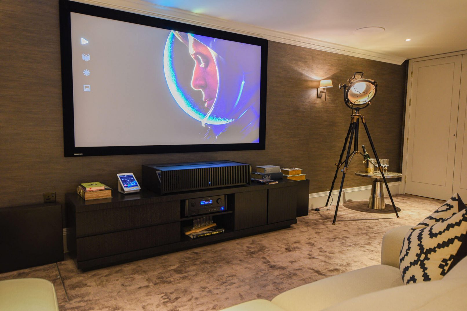 London Cinema Room Installation in Covent Garden - Cre8tive Rooms