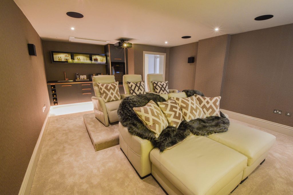 Basement Home Cinema Installation in Ascot - Cre8tive Rooms